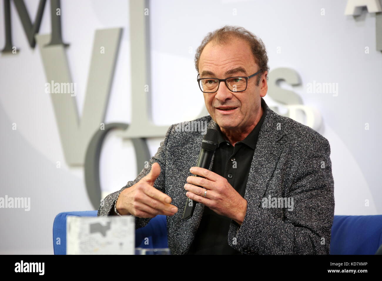 Frankfurt, Germany. 11th October, 2017. Robert Menasse, Austrian author ...