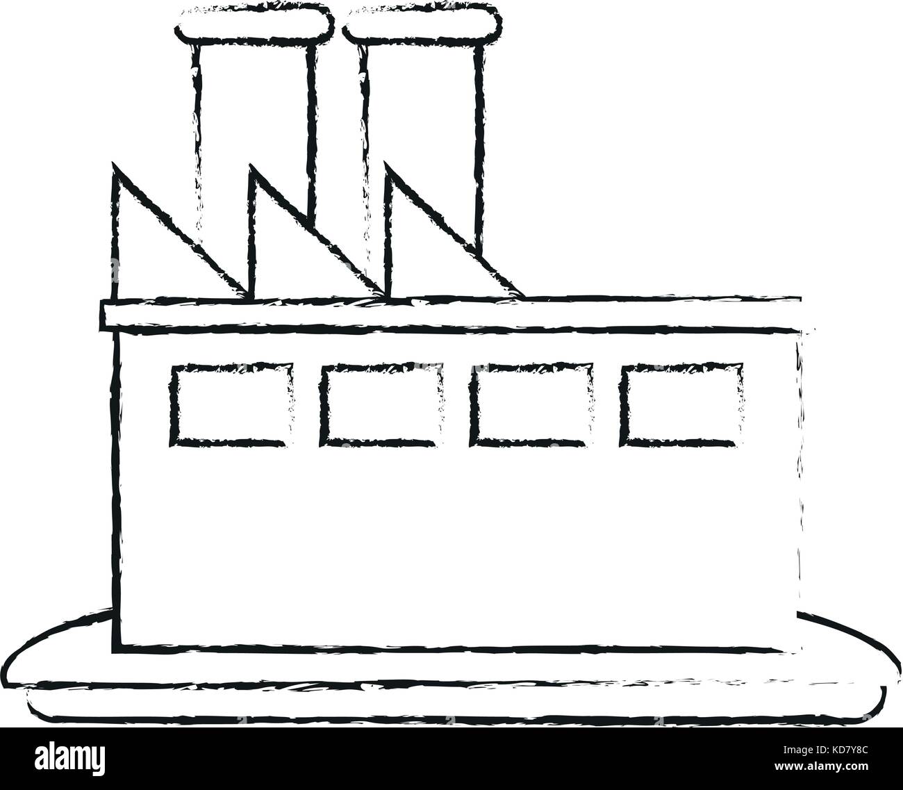 Factory plant symbol icon vector illustration graphic design Stock ...