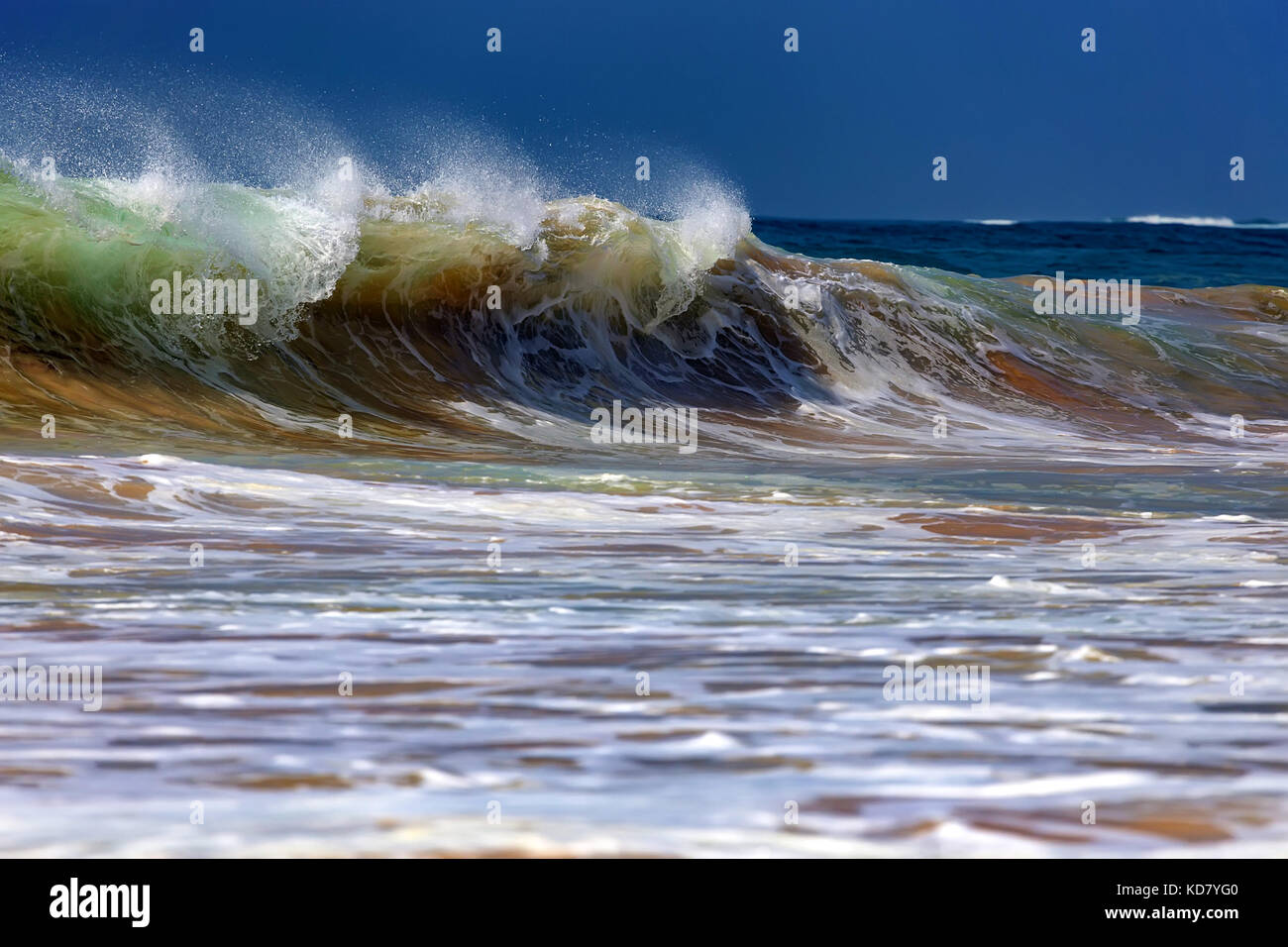 Beautiful sea wave Stock Photo - Alamy