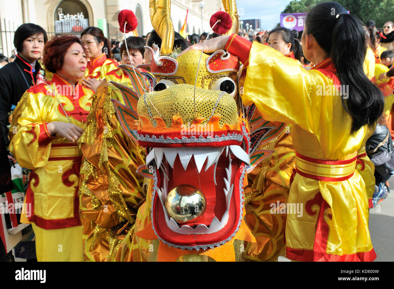 Chinese new year celebration Stock Photo - Alamy
