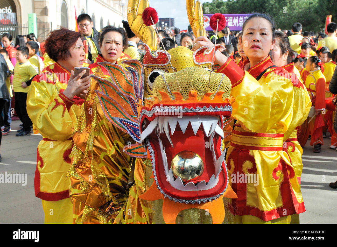 Chinese new year celebration Stock Photo - Alamy