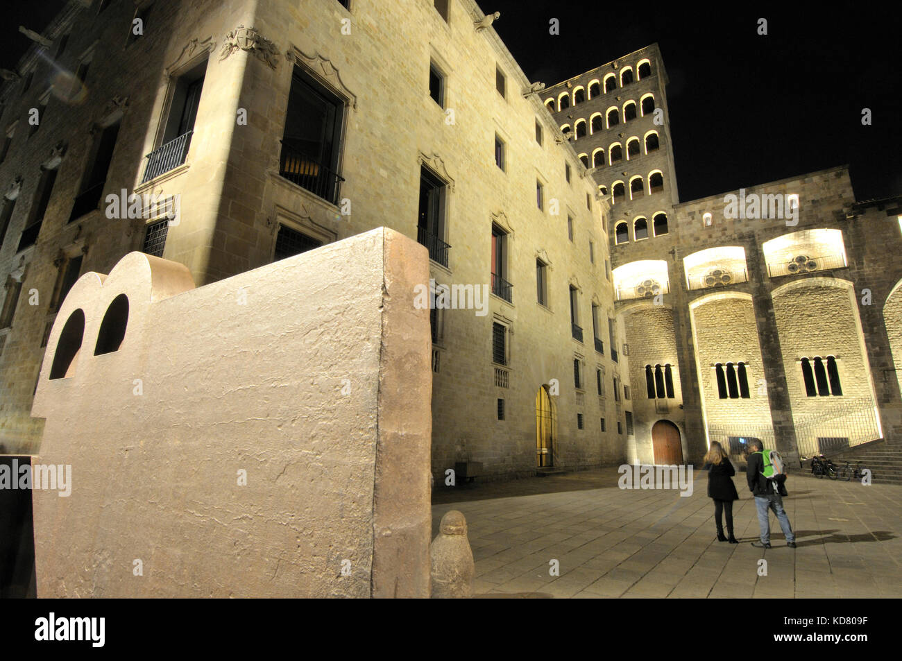 Plaça del Rei, ´King´s Square´, is a 14th century medieval public ...