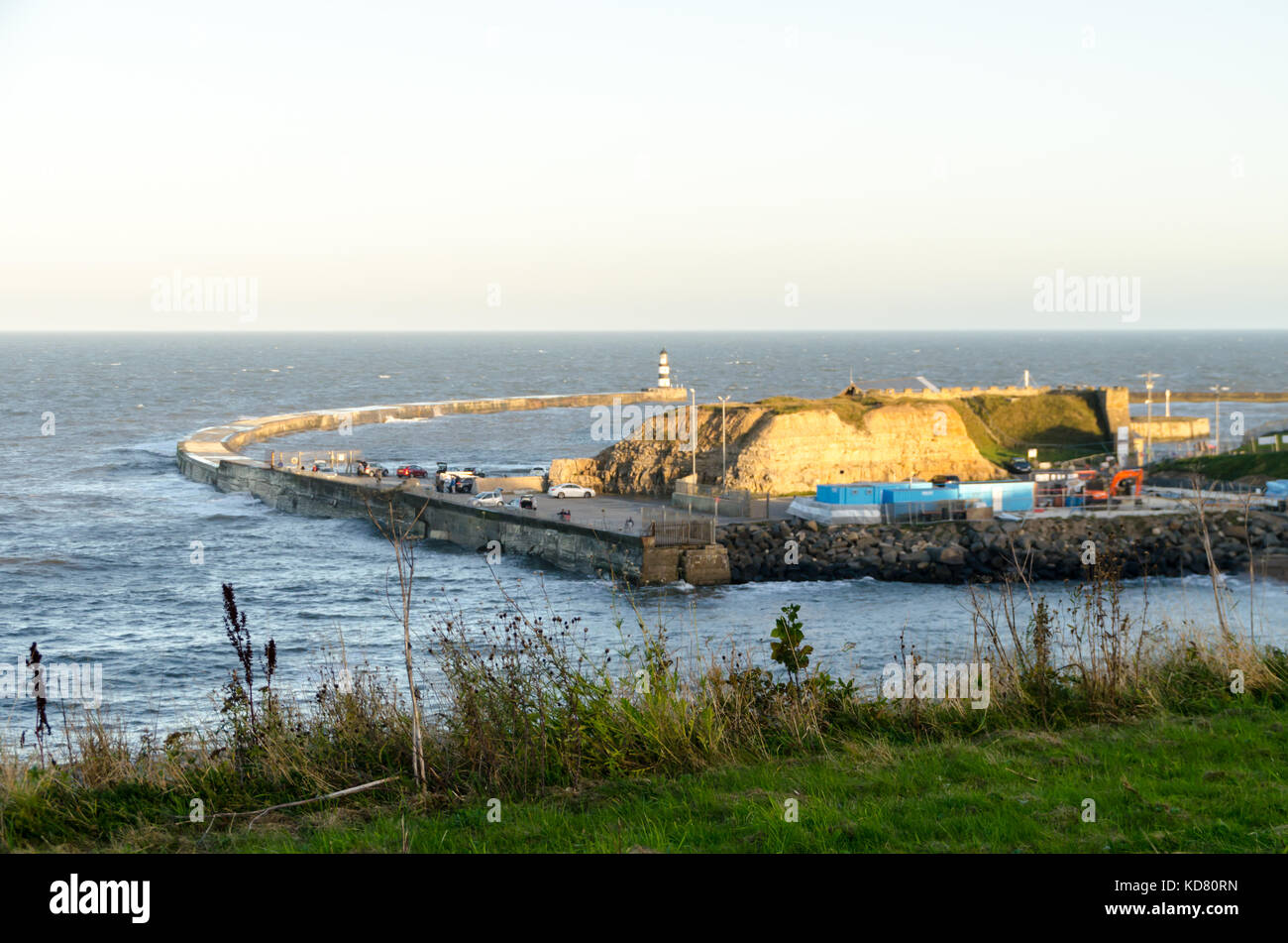 Seaham pier hi-res stock photography and images - Alamy