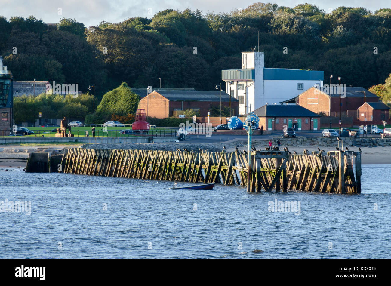An Old Wooden Jetty on the River Tyne at North Shields Stock Photo - Alamy