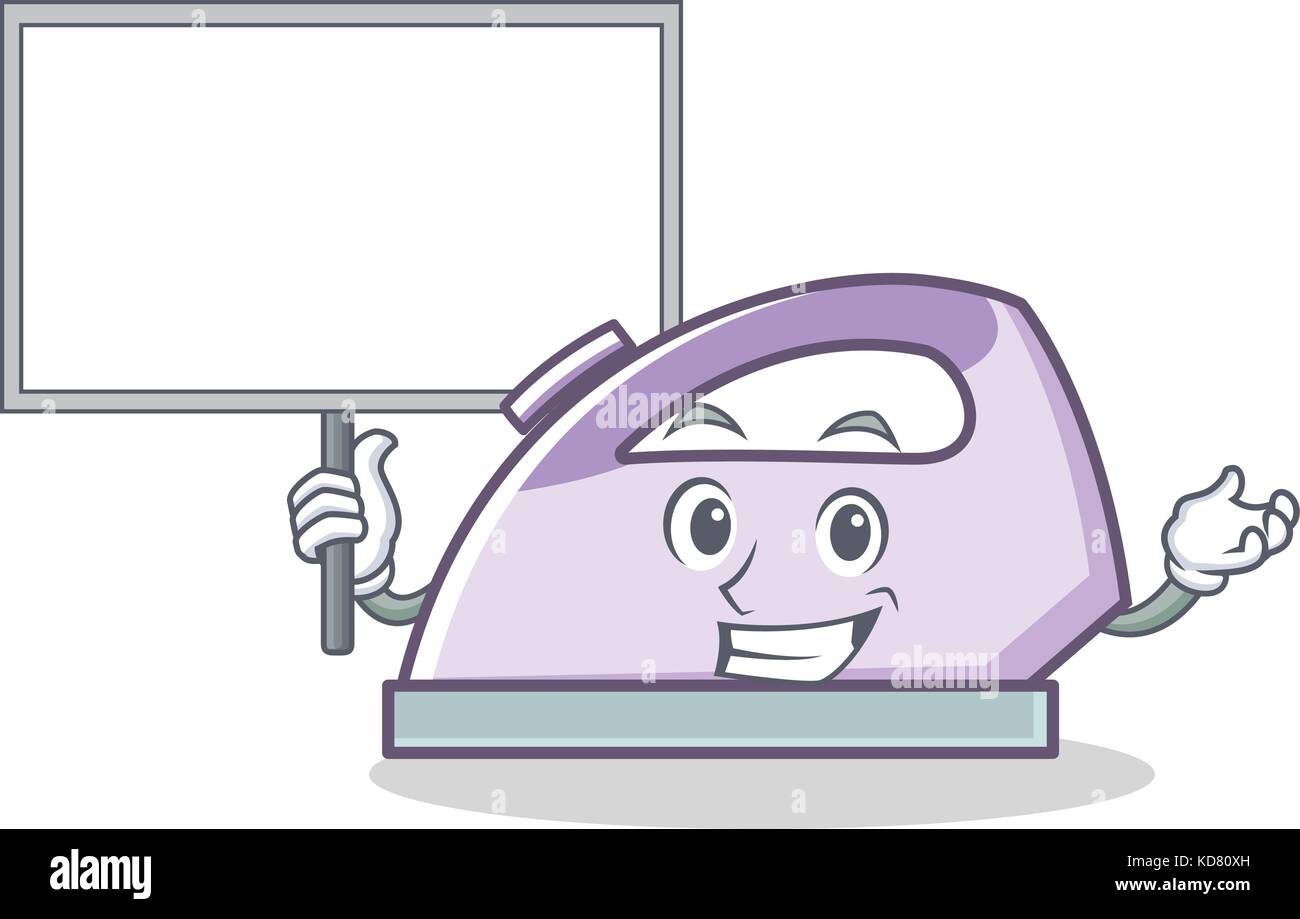 Bring board flat iron character vector art Stock Vector Image & Art - Alamy
