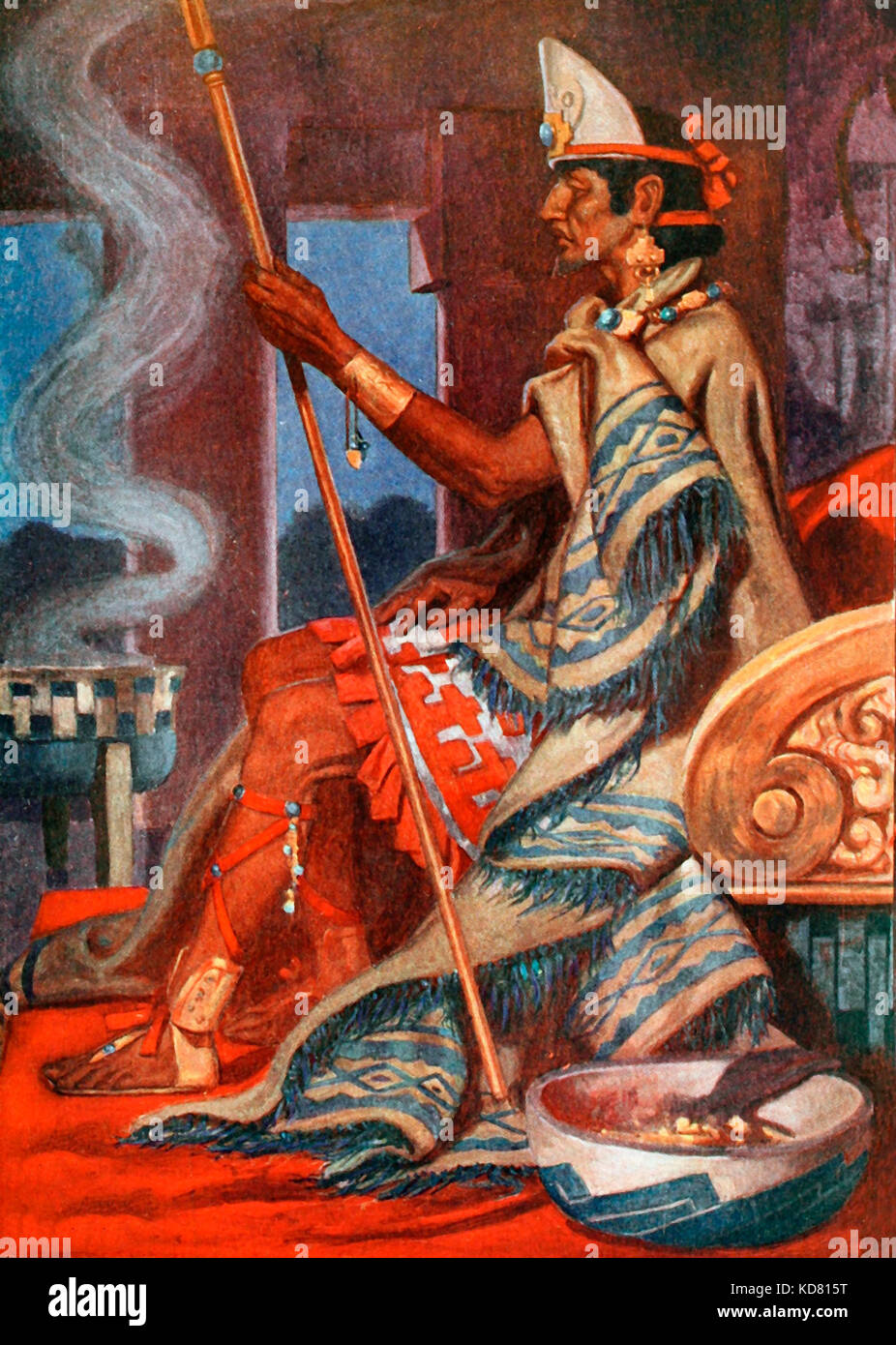 Aztec emperor hi-res stock photography and images - Alamy