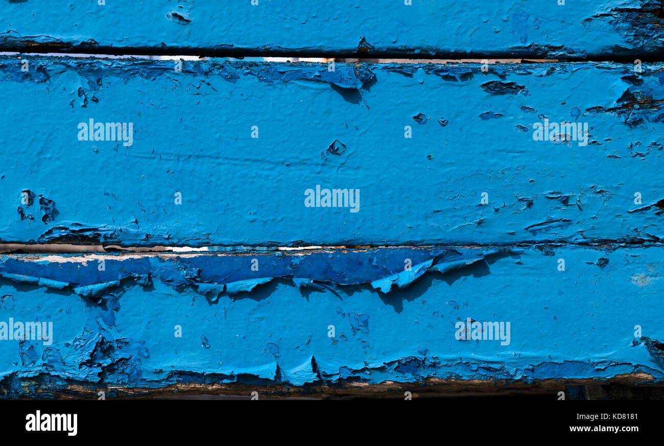 Fishing boat blue hull hi-res stock photography and images - Alamy