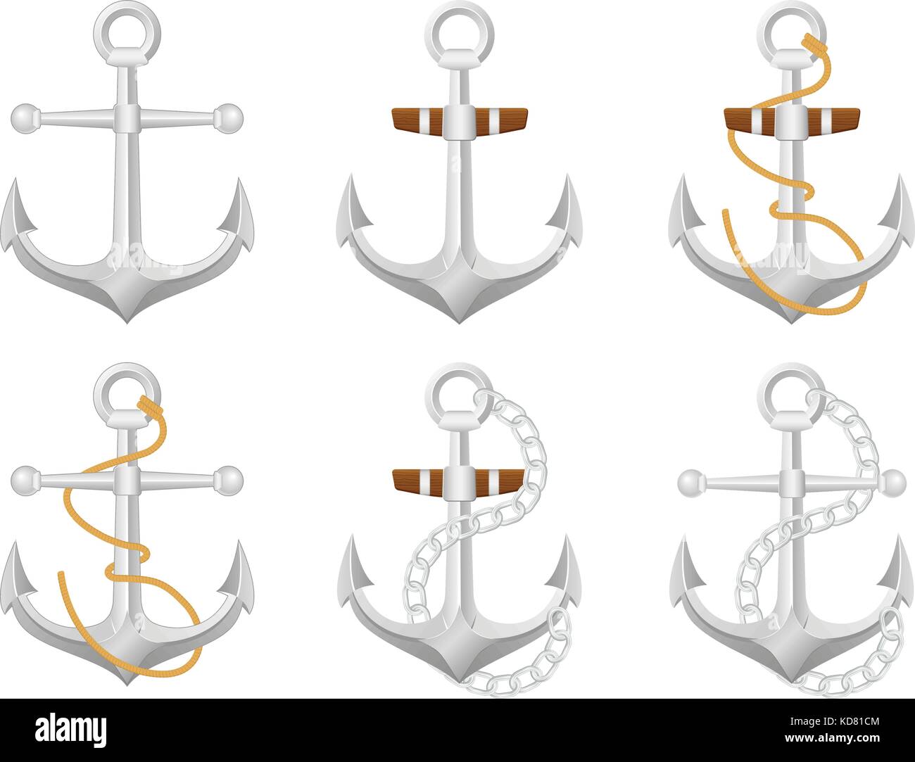 Anchor set hi-res stock photography and images - Alamy