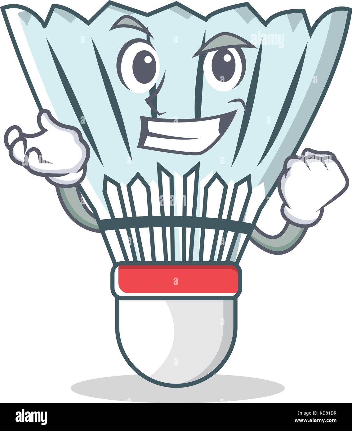 Successful shuttlecock character cartoon vector Stock Vector Image ...