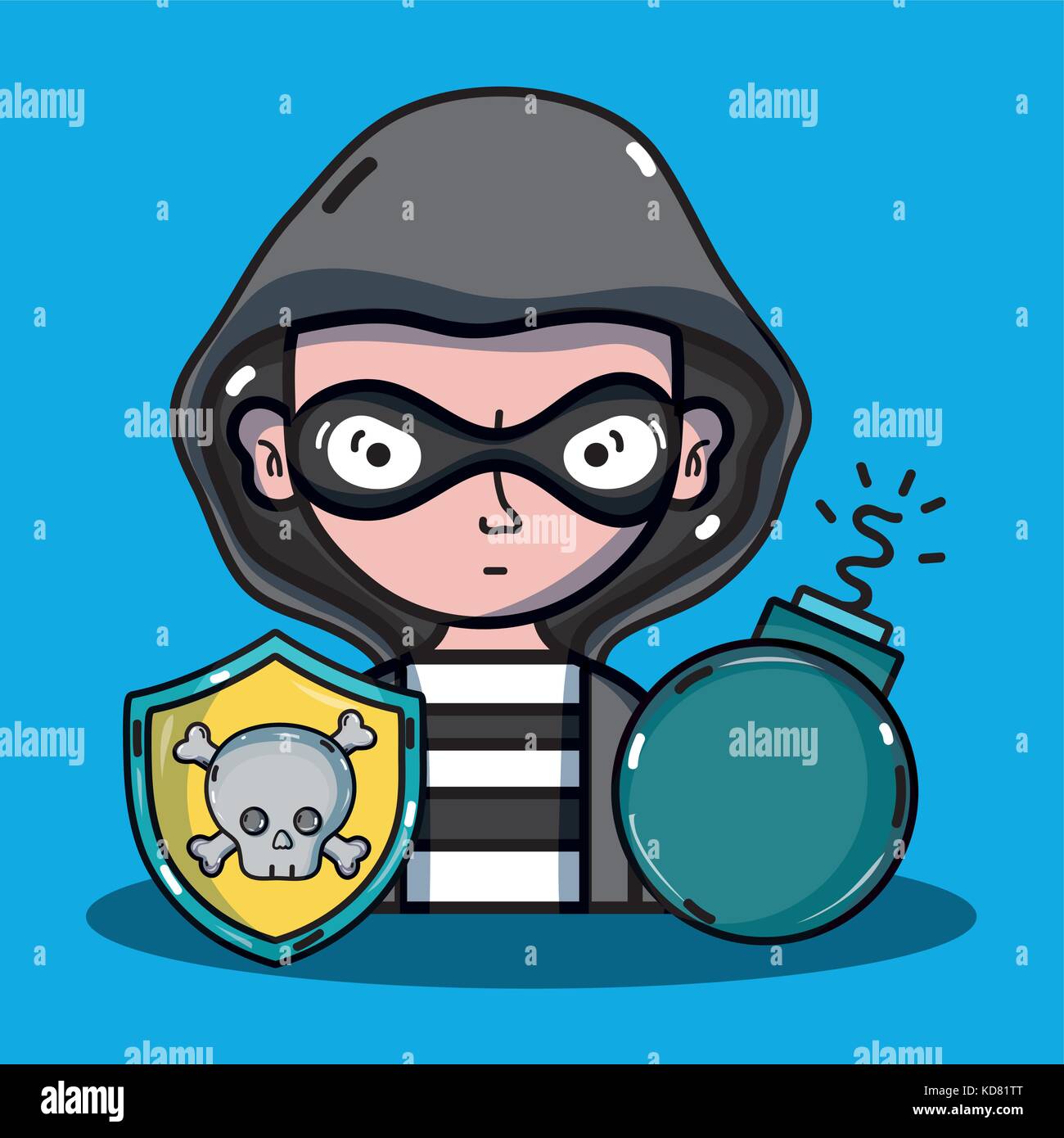 Hacking Programmer Stock Vector Images Alamy