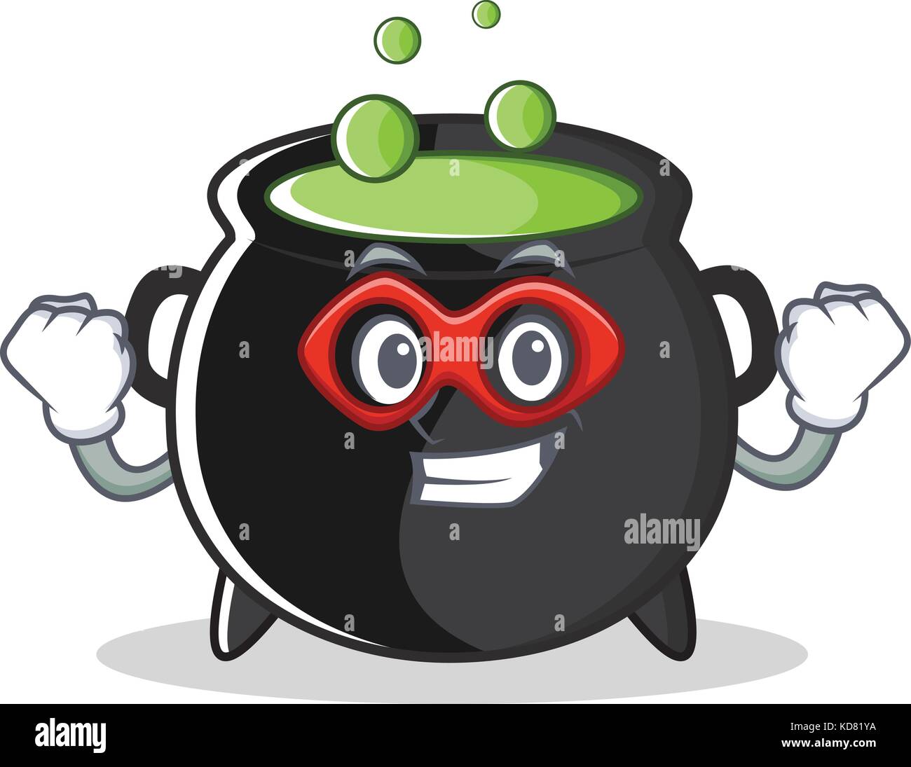 Super hero magic cauldron character cartoon Stock Vector Image & Art ...