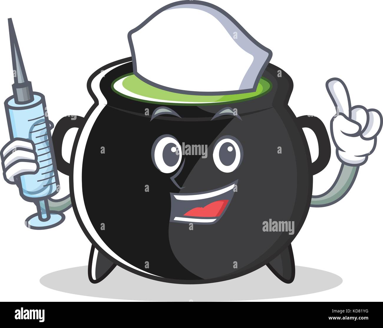 Nurse magic cauldron character cartoon Stock Vector Image & Art - Alamy