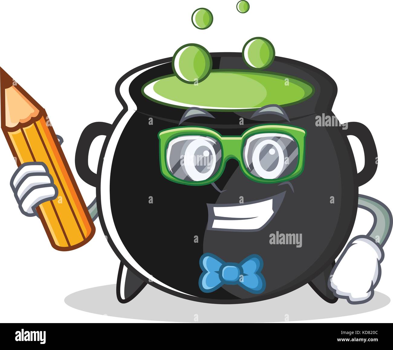 Student magic cauldron character cartoon Stock Vector Image & Art - Alamy