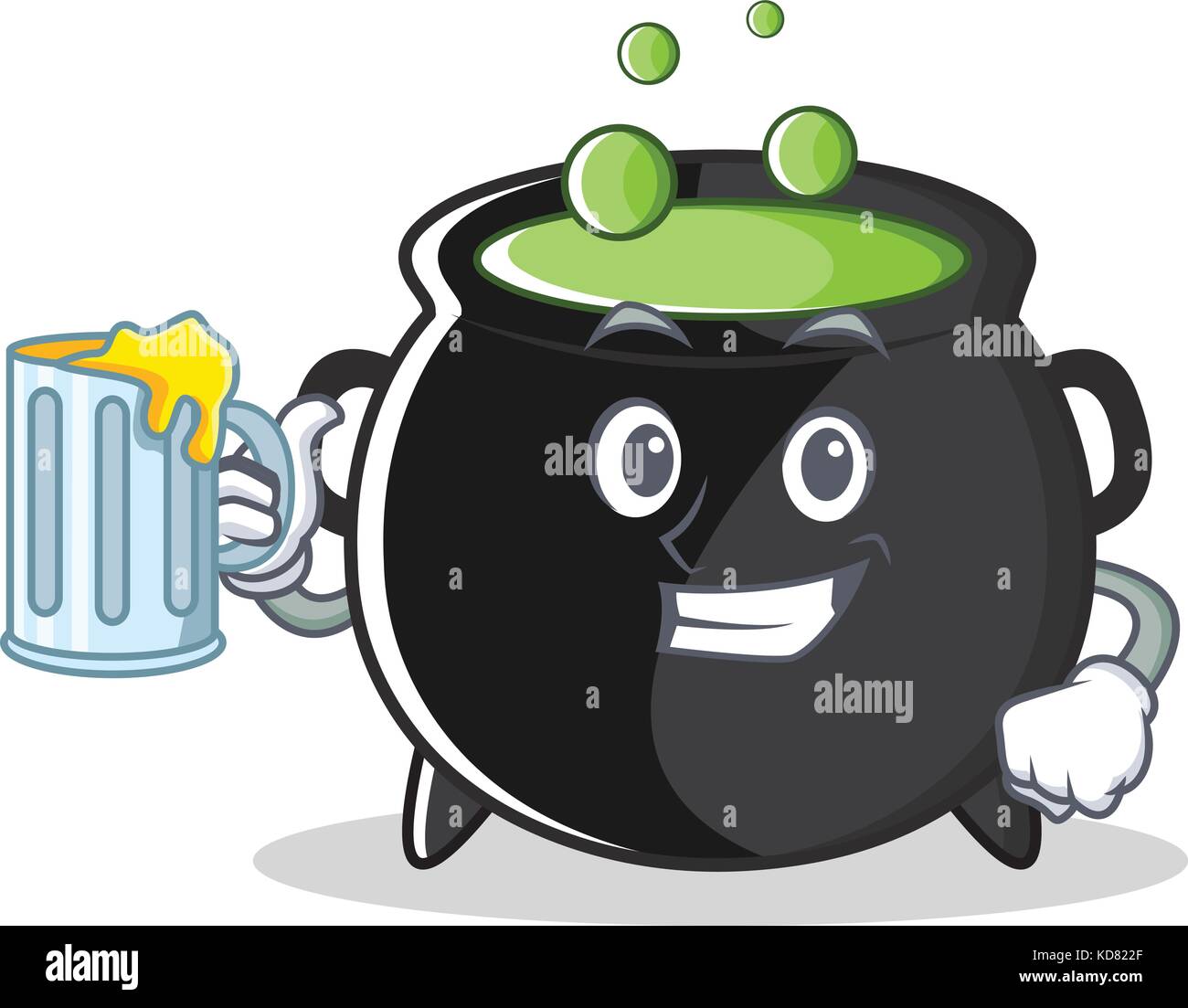 With juice magic cauldron character cartoon Stock Vector Image & Art ...