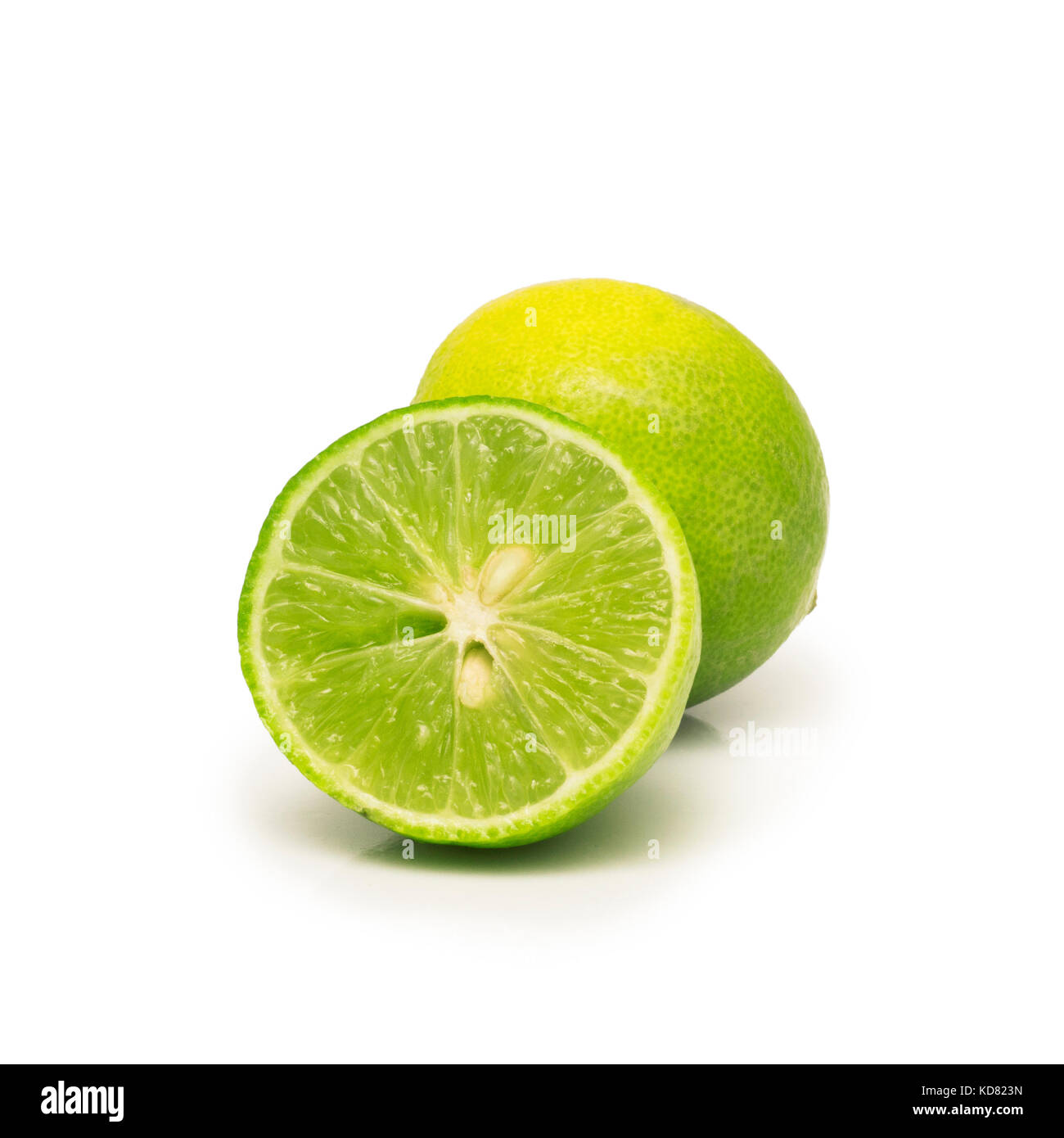 Yellow limes Cut Out Stock Images & Pictures - Alamy
