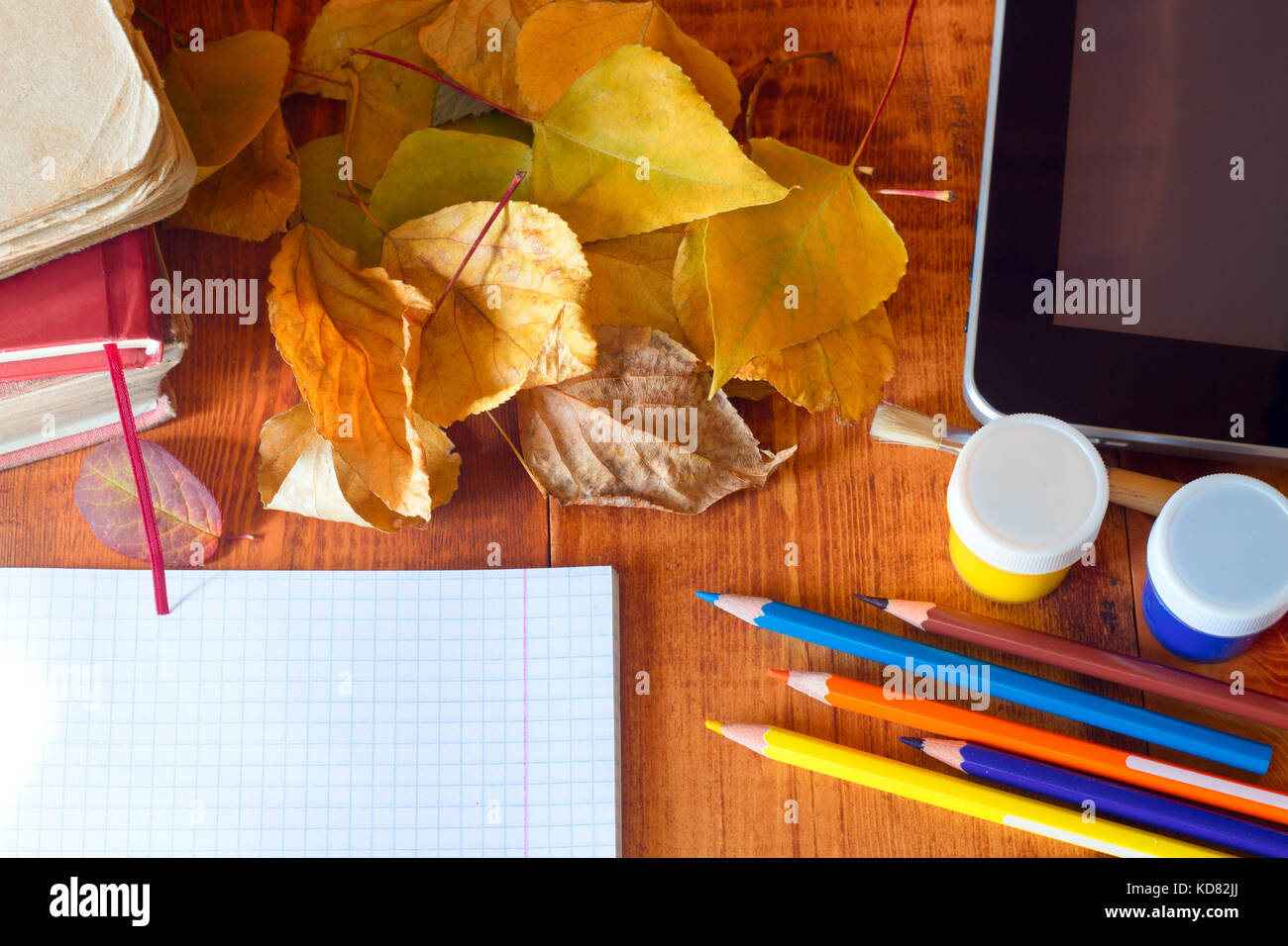 Notebook paper school hi-res stock photography and images - Alamy
