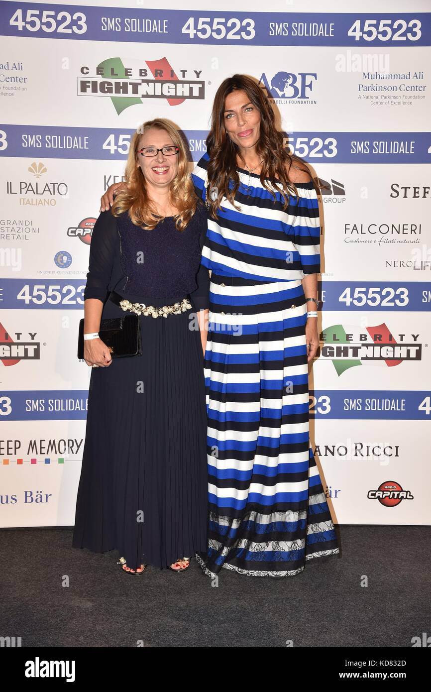 Celebrity Fight Night 2017 Gala concert at the Colosseum in Rome, Italy ...