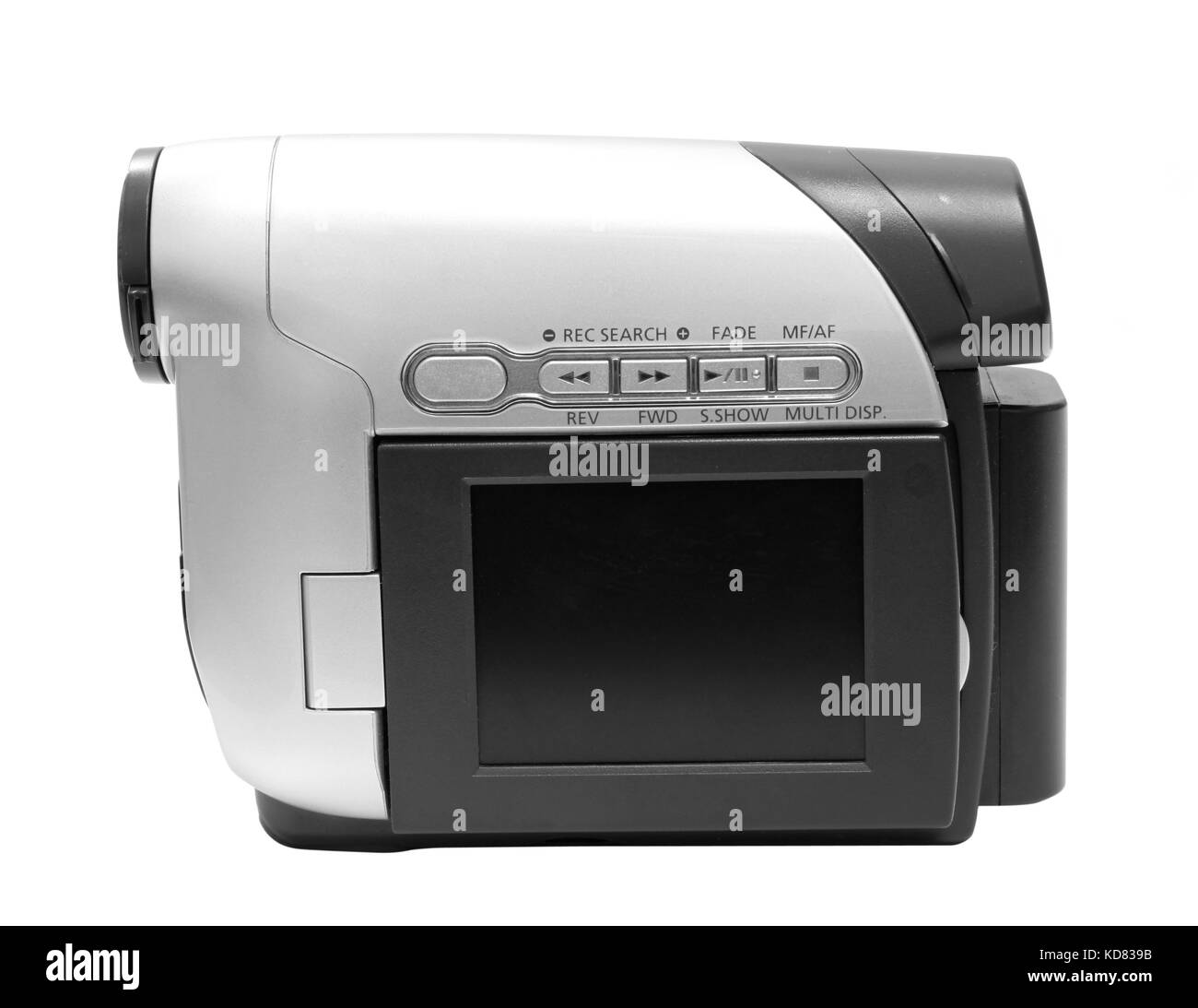 digital video camera on white background Stock Photo - Alamy