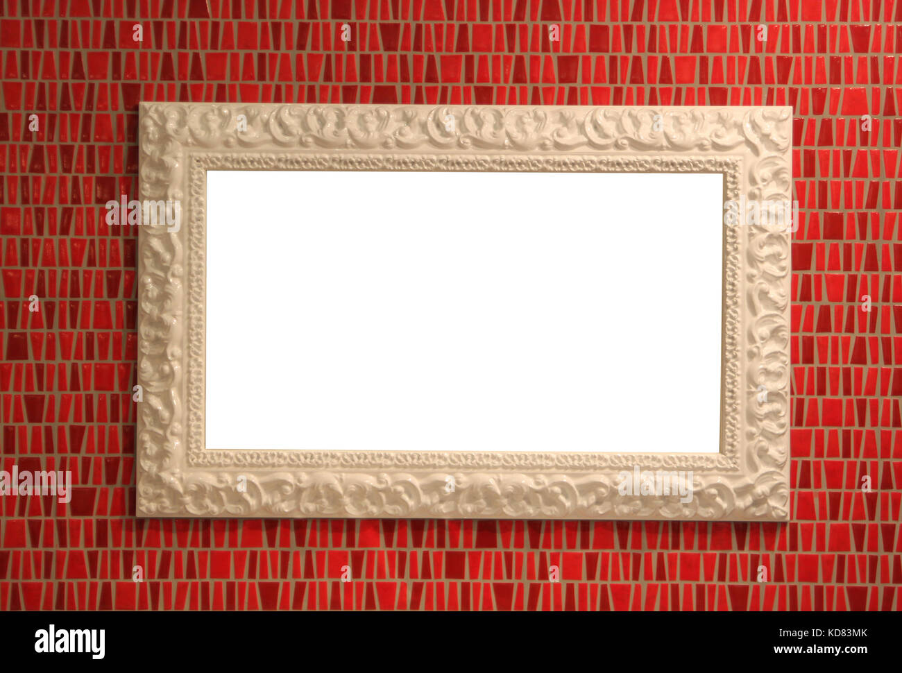 ceramic mirror frame Stock Photo - Alamy