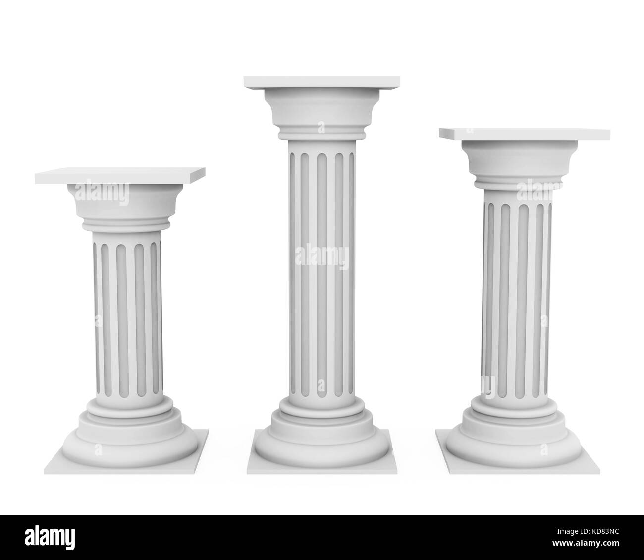 Antique white columns Stock Photo - Alamy