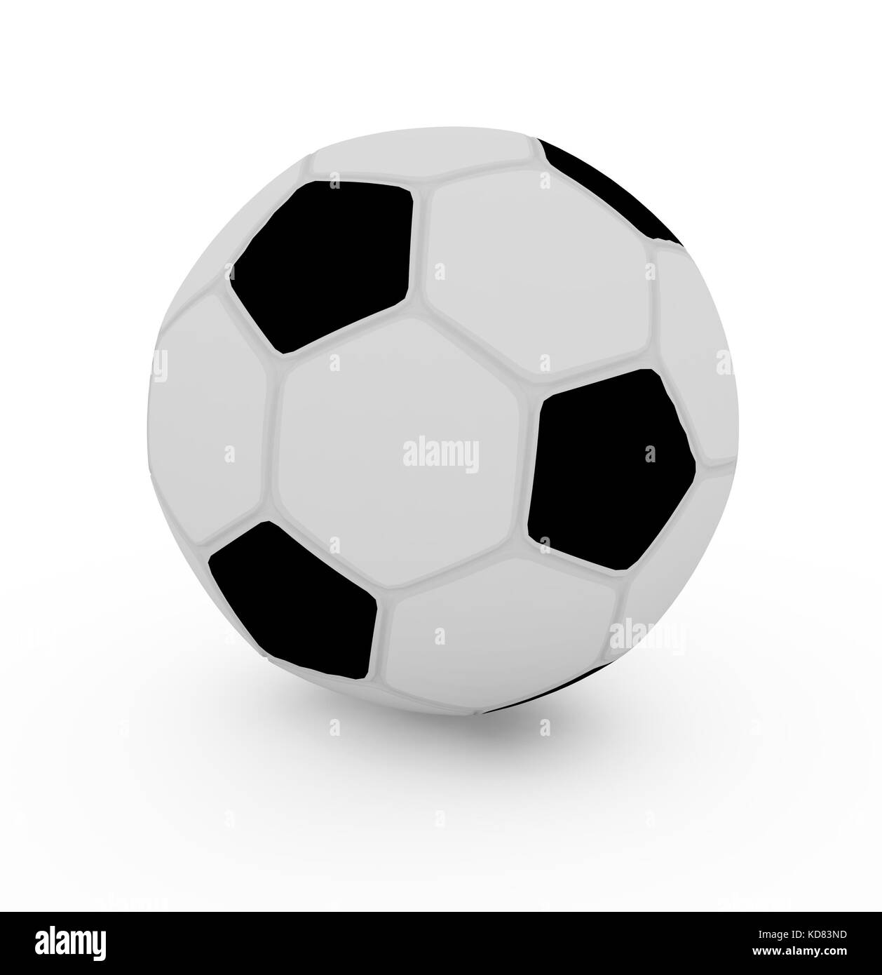 Soccer ball 3d realistic Cut Out Stock Images & Pictures - Alamy