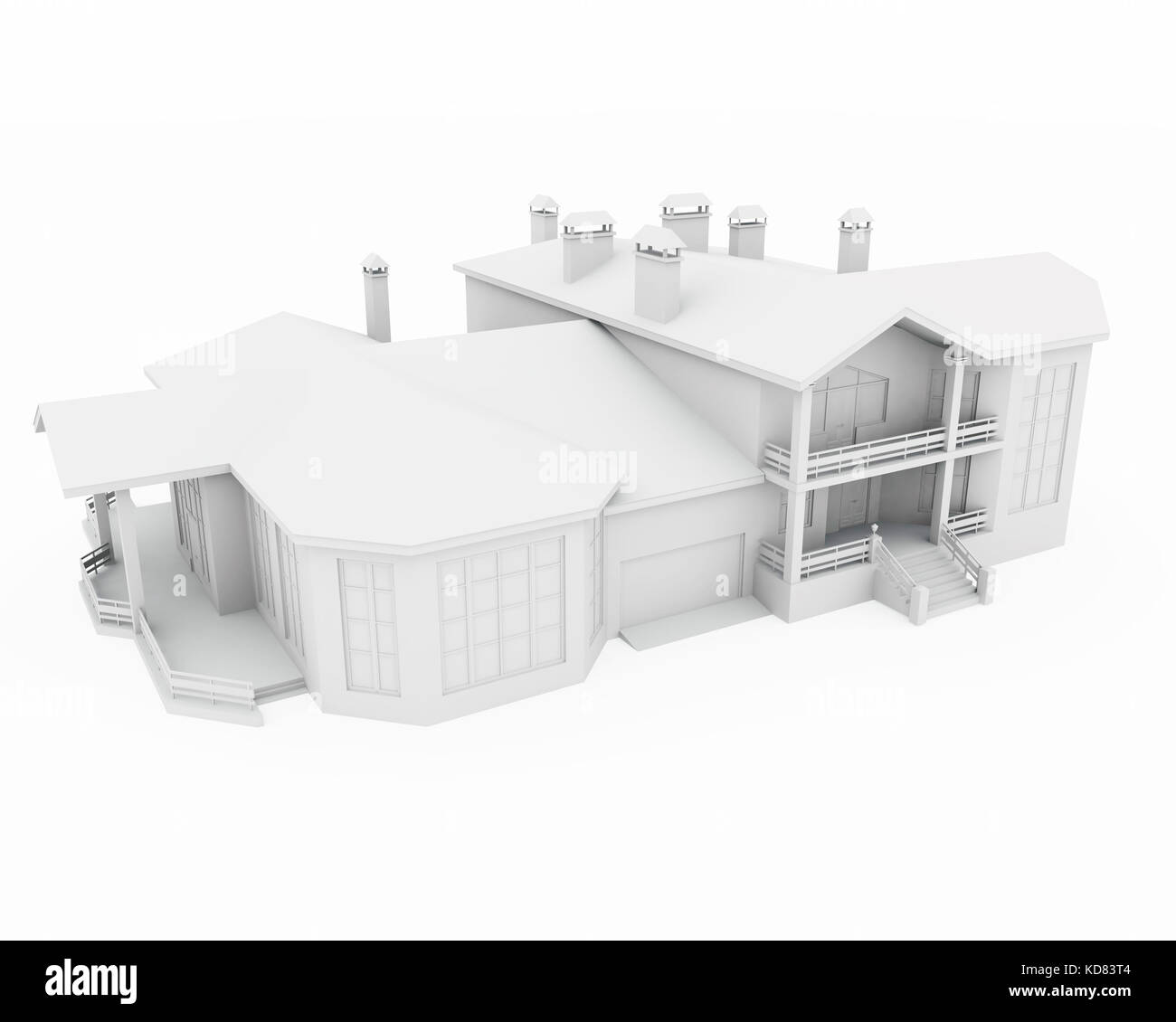 House floor plan 3d model hi-res stock photography and images - Alamy
