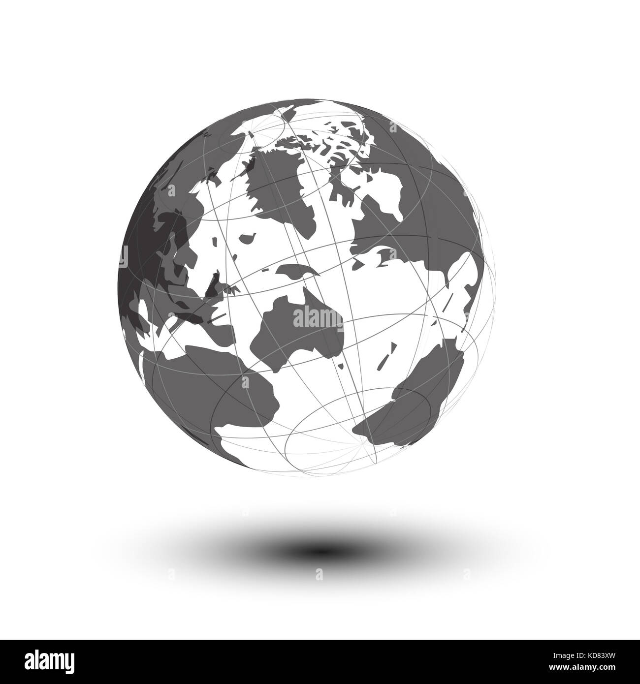 Globe earth world vector hi-res stock photography and images - Alamy