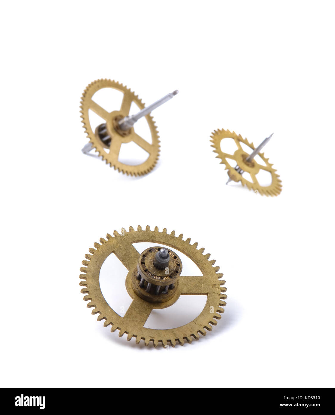 hour gear isolated on white background Stock Photo - Alamy