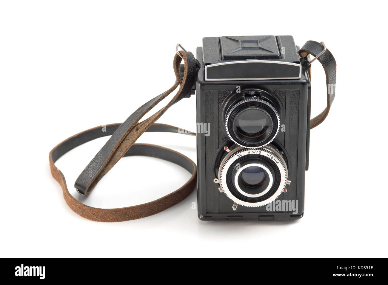 old camera isolated on white background Stock Photo - Alamy