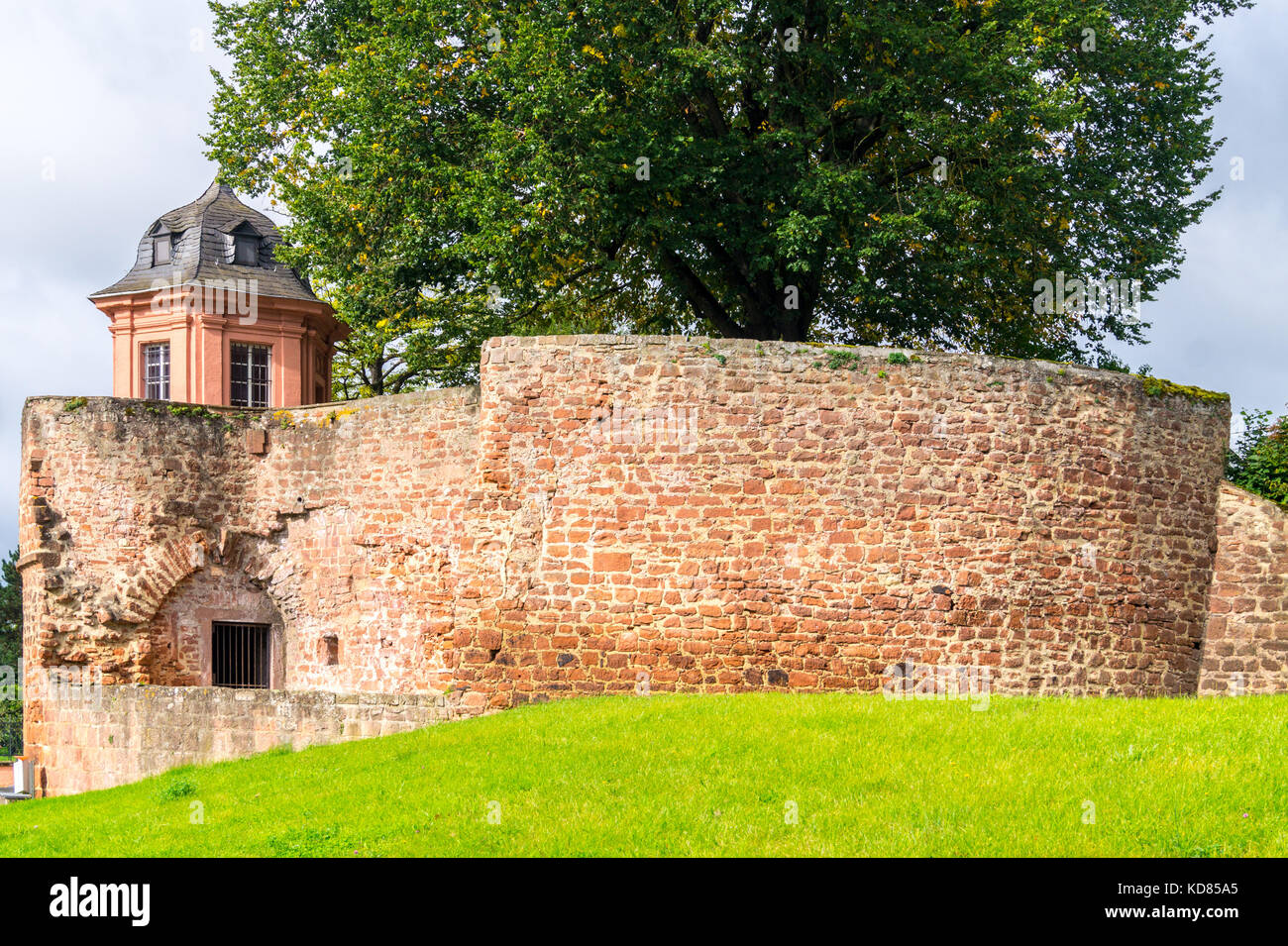 Bastion of the mediaeval town walls, 1530s, Pfalzel, Trier, Rheinland ...