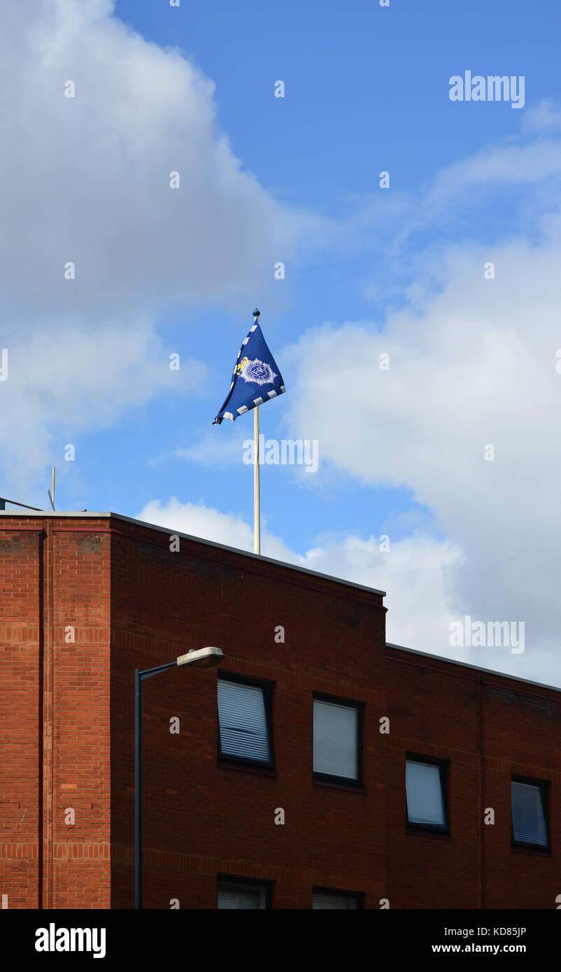 Police flag hi-res stock photography and images - Alamy
