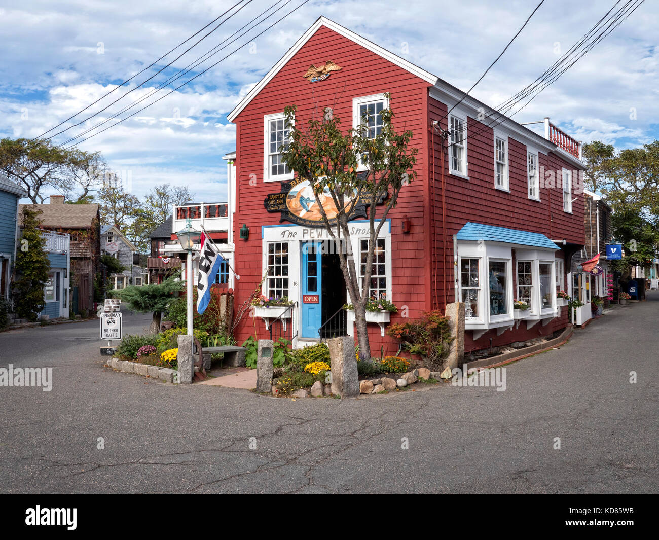 Rockport harbour Cape Ann MA USA Stock Photo - Alamy