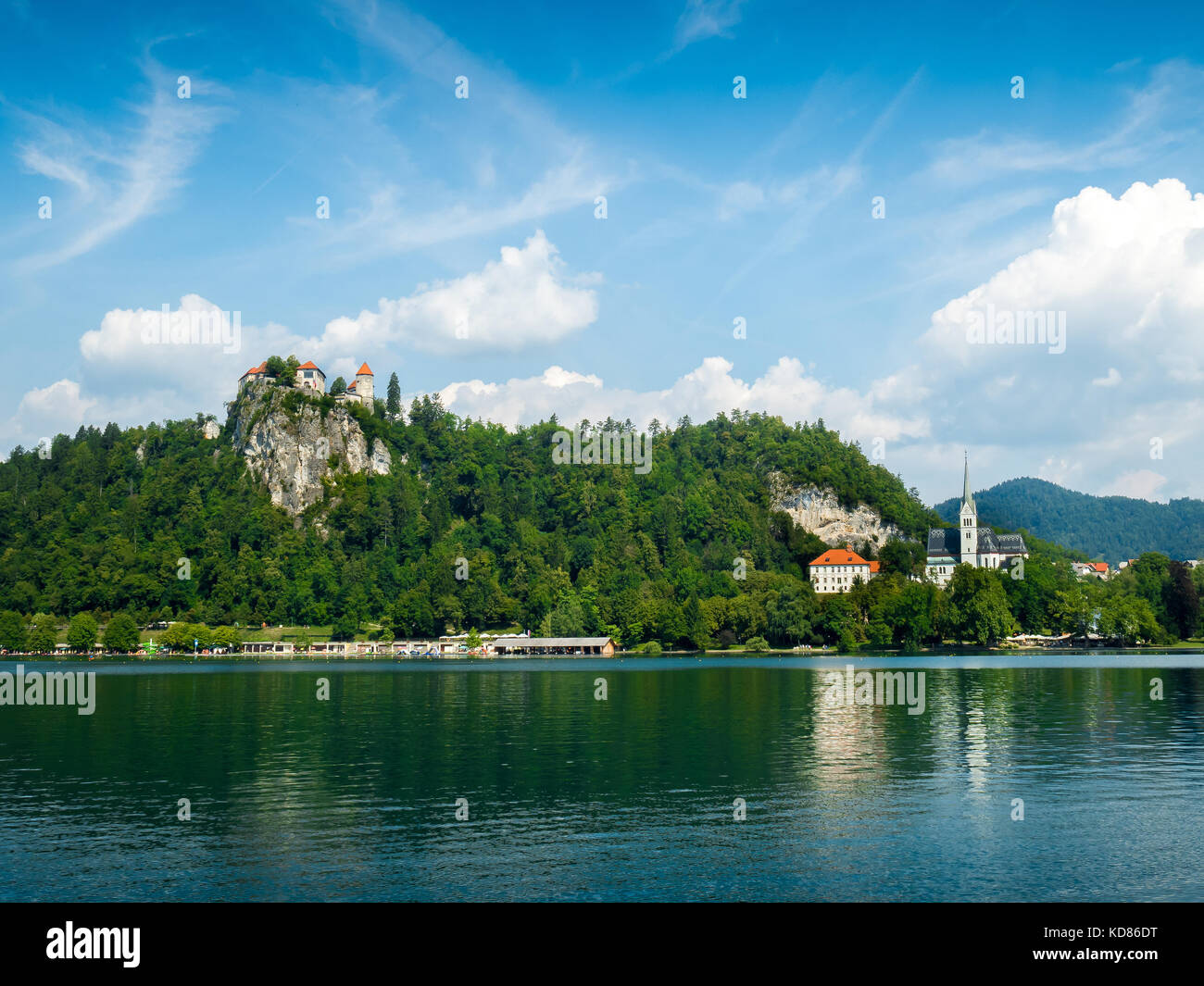 Townscape, Bled, Slovenia Stock Photo - Alamy