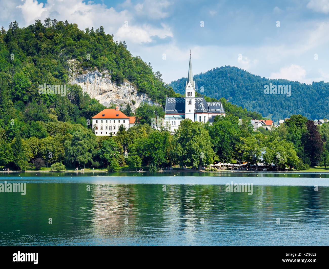 Townscape, Bled, Slovenia Stock Photo - Alamy