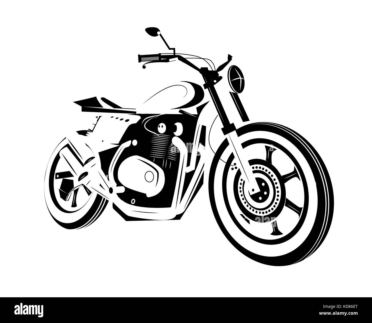 Bike emblem Black and White Stock Photos & Images - Alamy