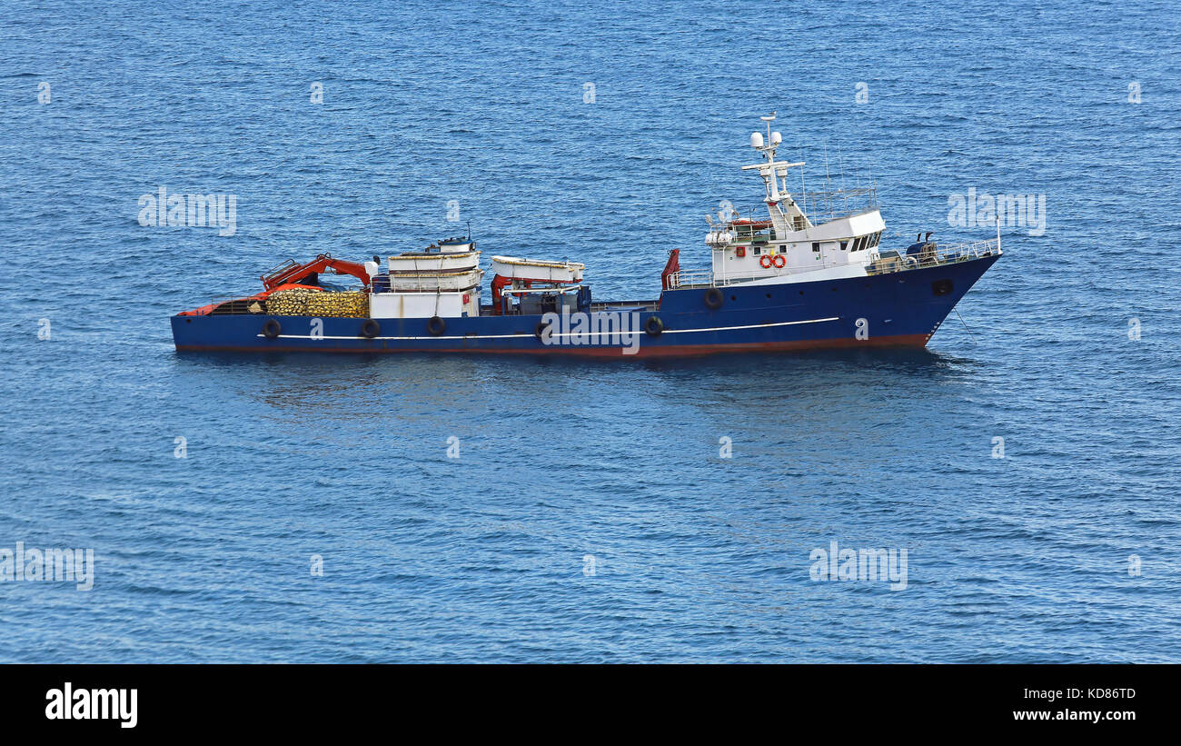 Big industrial fishing trawler in hi-res stock photography and images ...