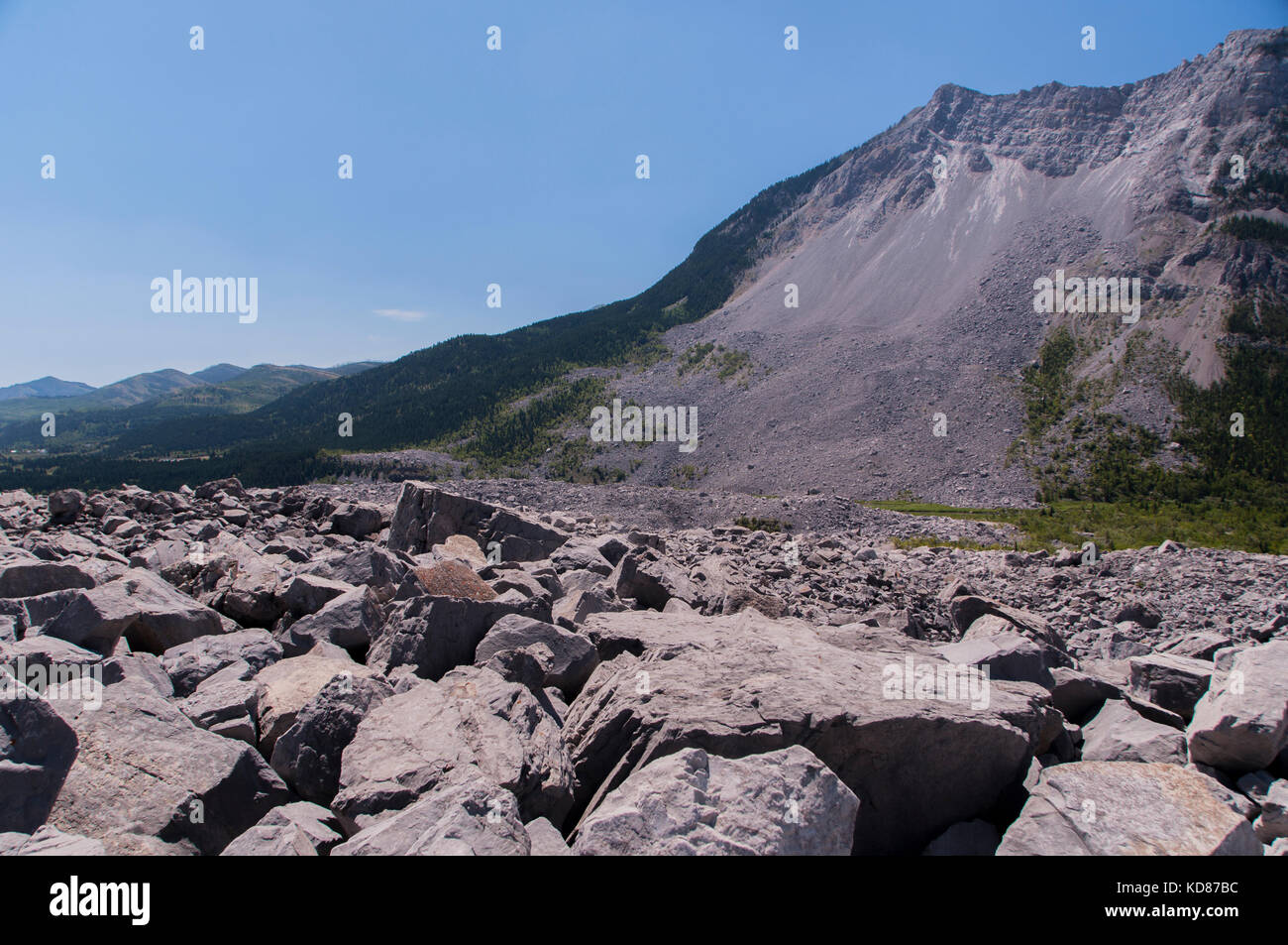 1903 Frank Slide Provincial Historic Site, Municipality of CrowsNest ...