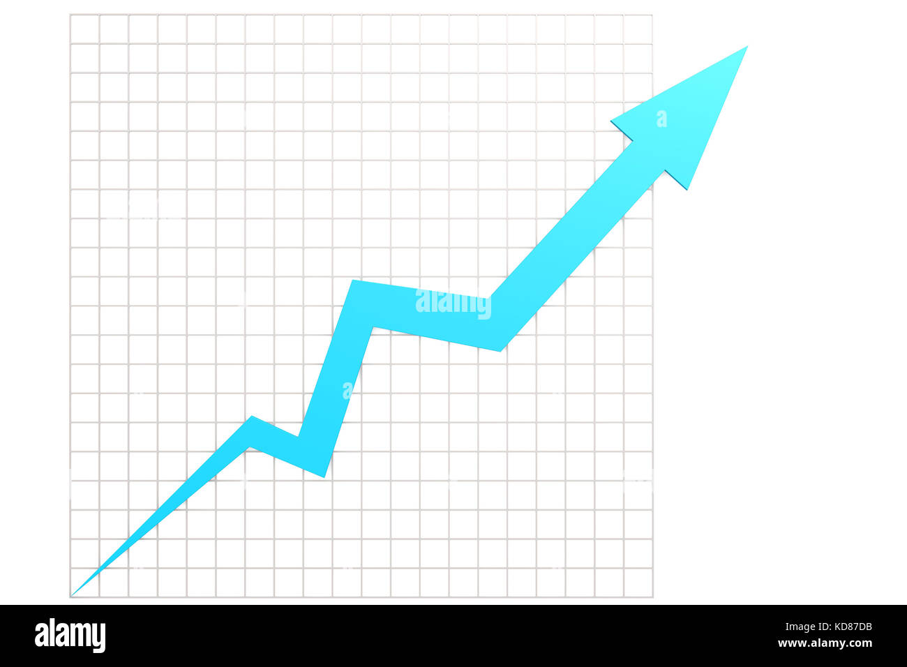 Blue graph in chart table image with hi-res rendered artwork that could ...