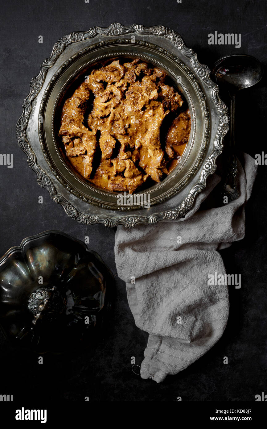 Goat Rogan Josh Indian Curry Stock Photo - Alamy