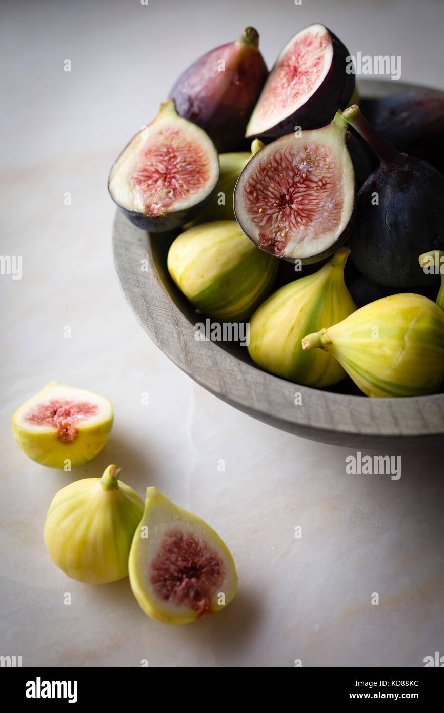 Ripe figs halves hi-res stock photography and images - Alamy