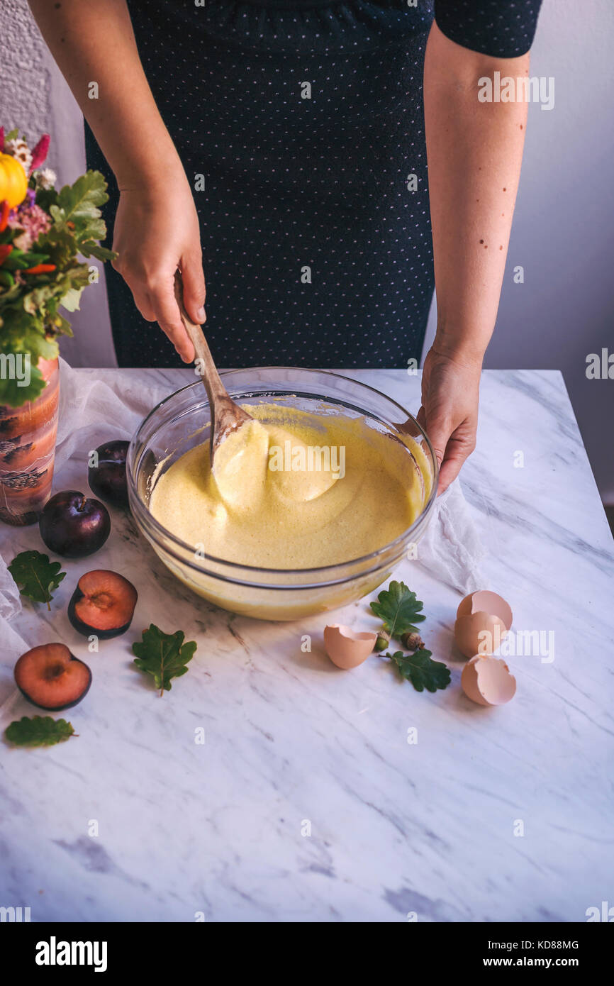 Baking Bowl Stirring Stock Photos & Baking Bowl Stirring Stock Images ...
