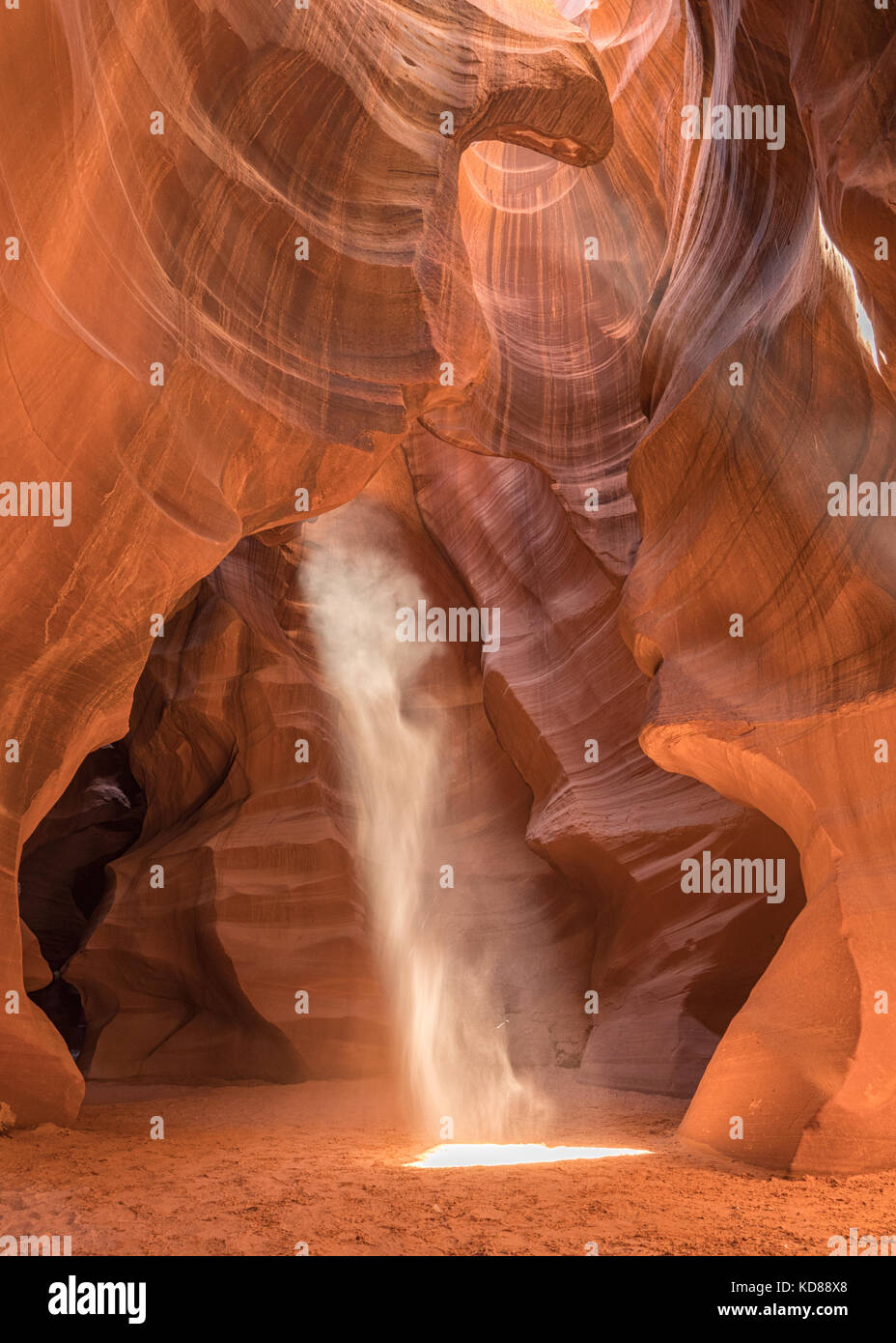 Light beams in Antelope Canyon, Arizona, United States Stock Photo - Alamy