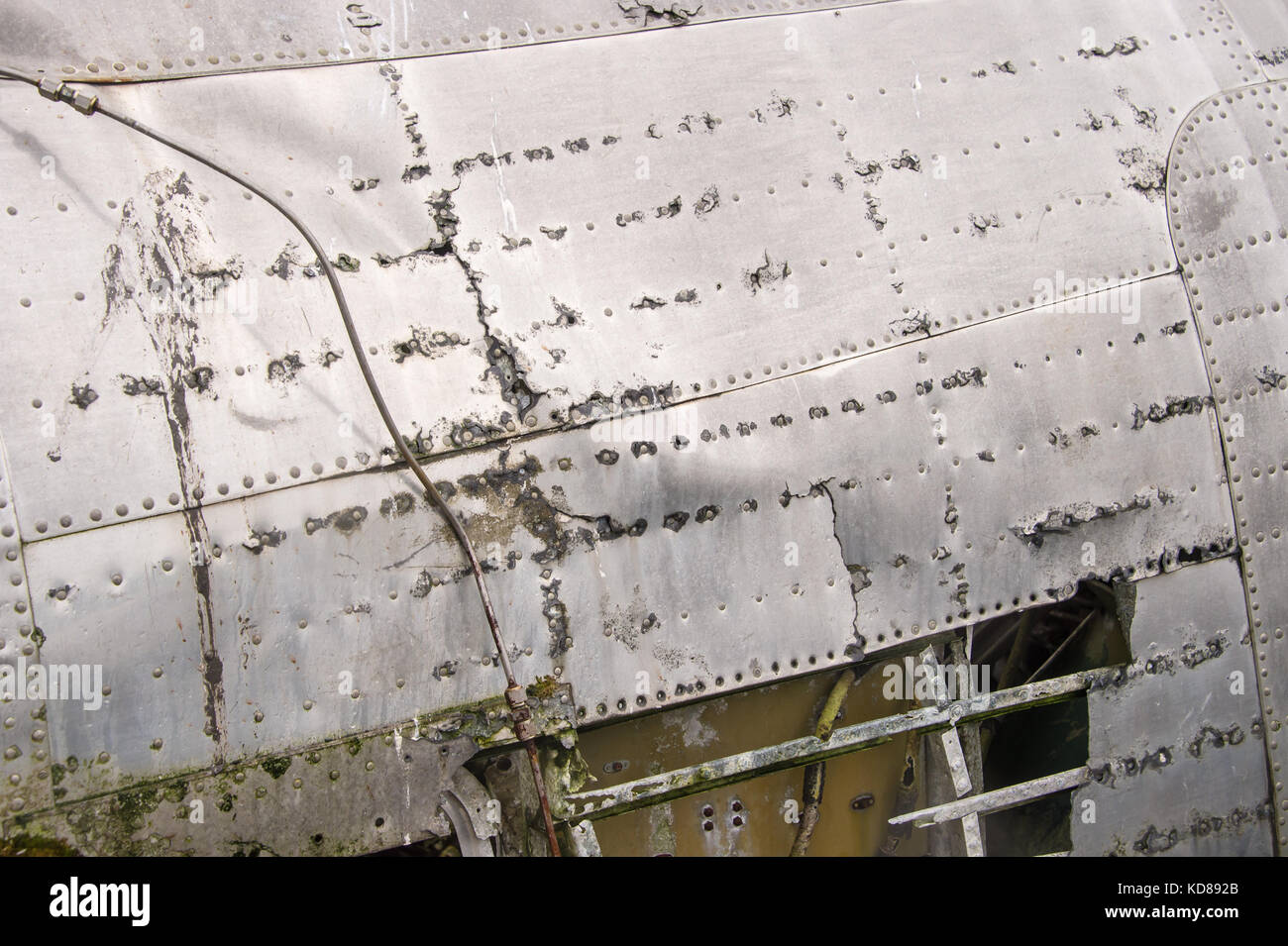 One of only two remaining known B-24 wrecks on Atka Island, Aleutian ...