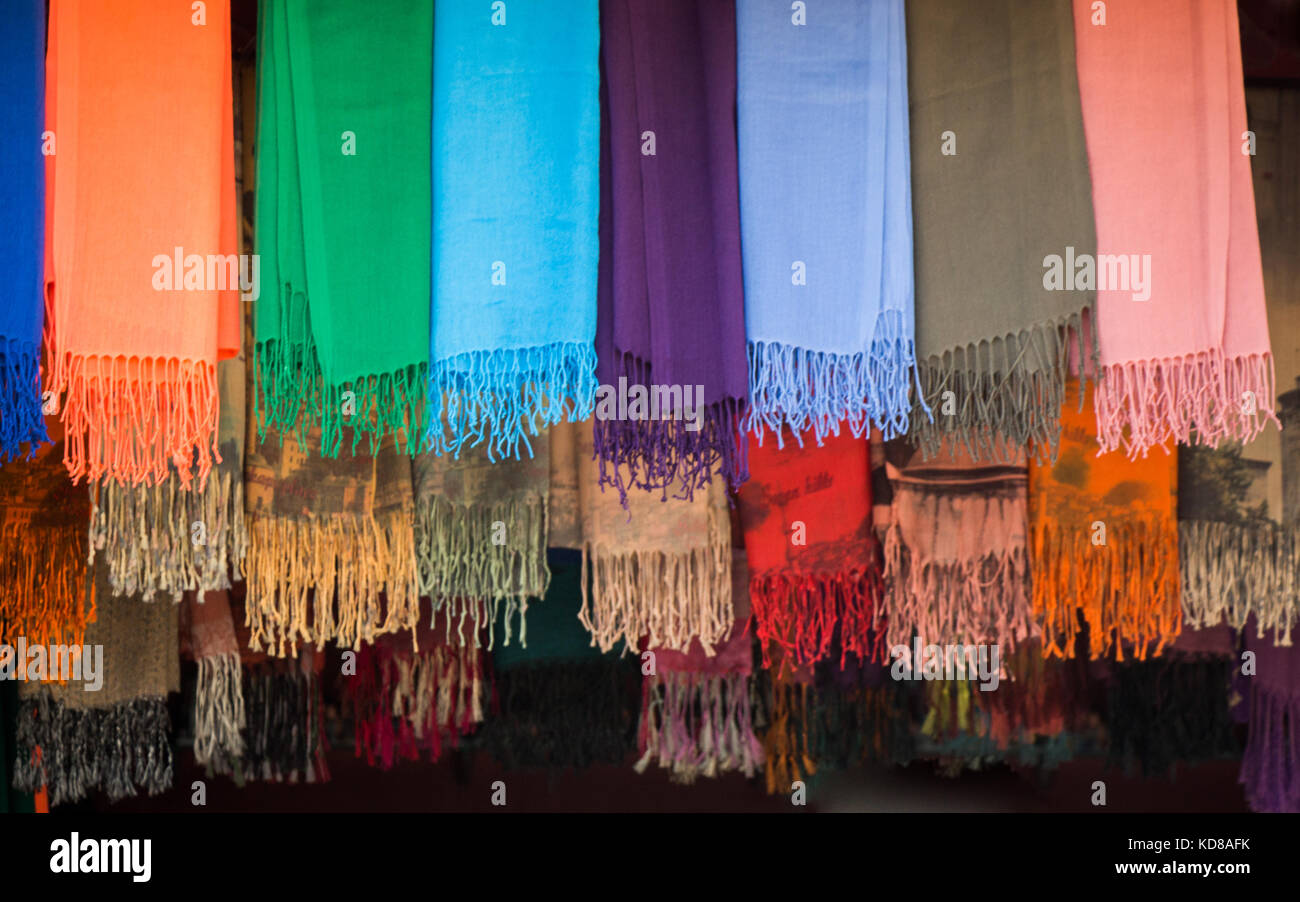 Turksih traditional woman scarf with some embroidery Stock Photo - Alamy
