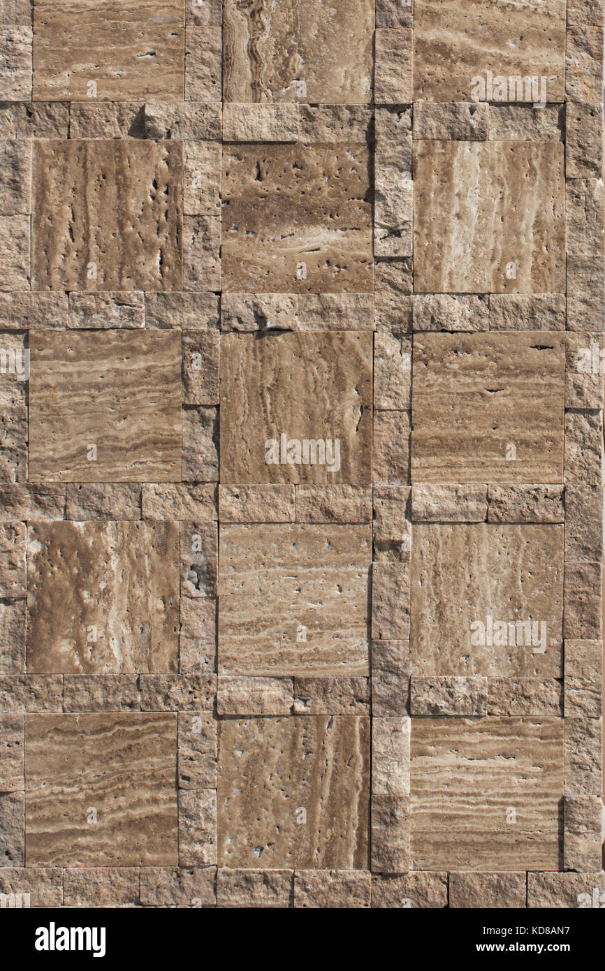 Decorative cubic stone wall as background texture Stock Photo - Alamy