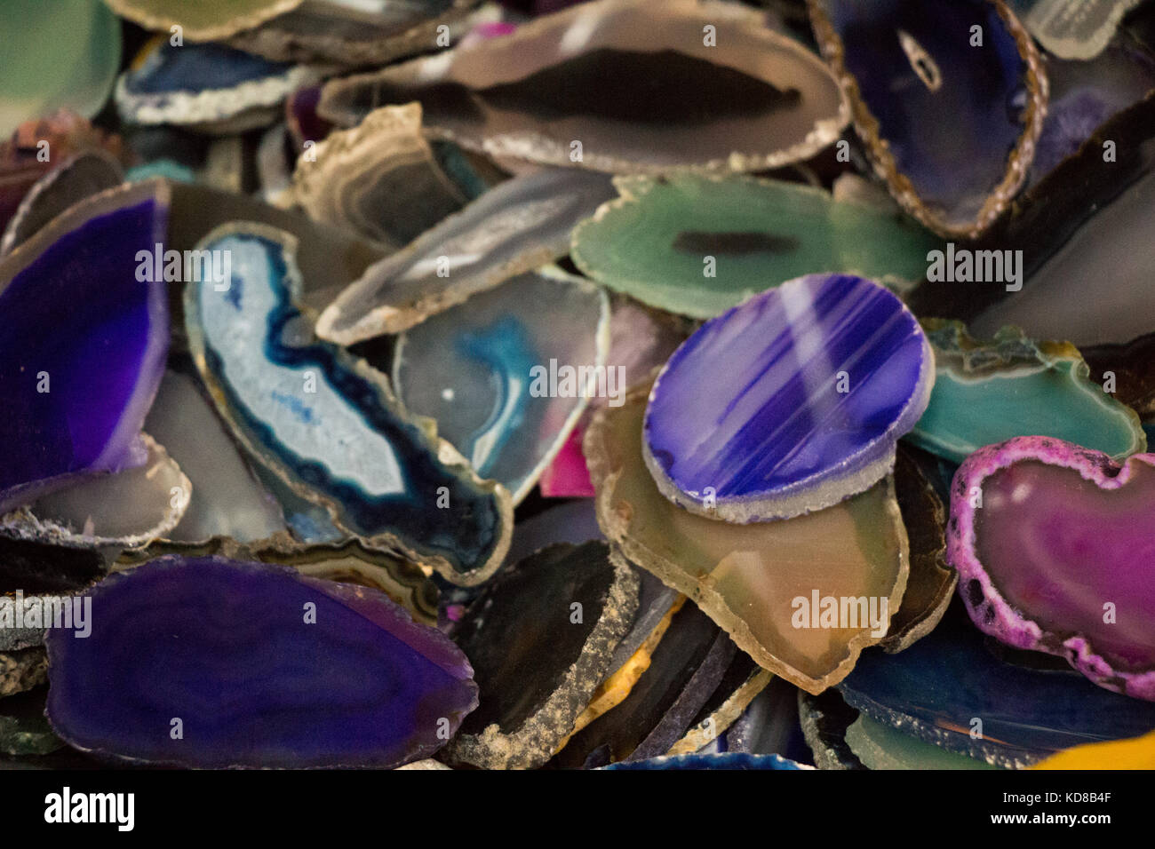 Set of natural mineral gemstones of a certain type Stock Photo - Alamy