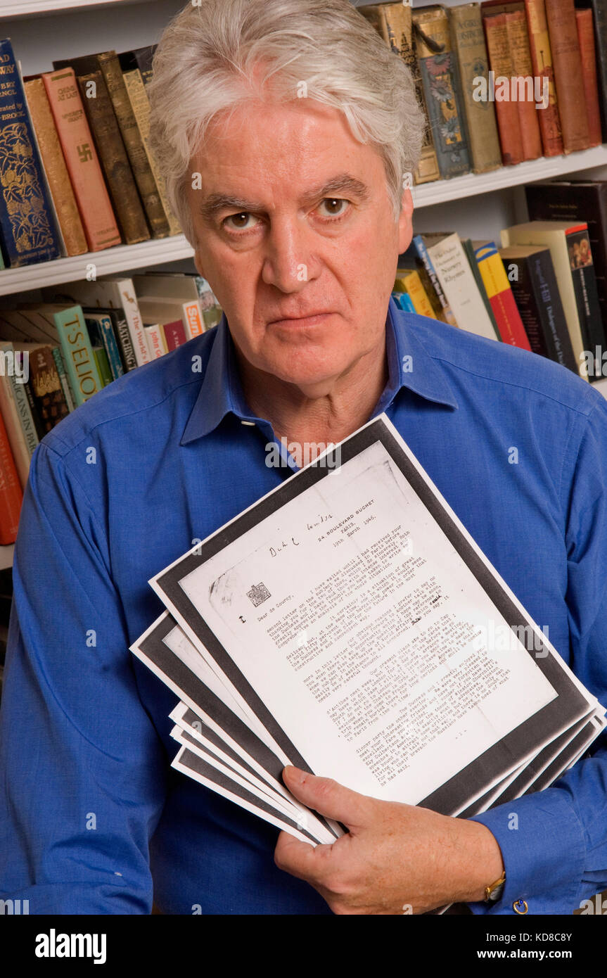 Author & biographer Christopher Wilson and letters between Kenneth de ...