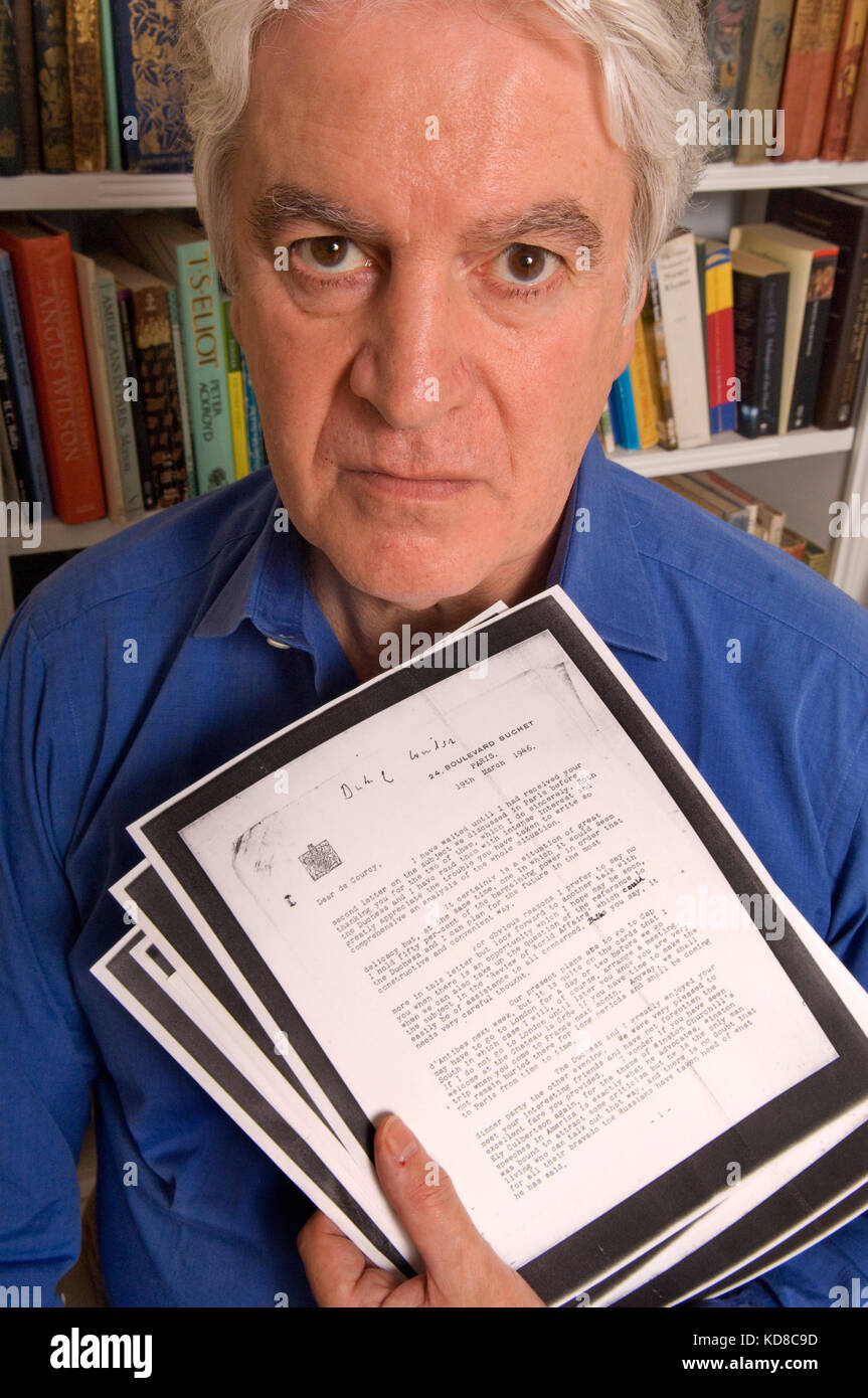 Author & biographer Christopher Wilson and letters between Kenneth de ...