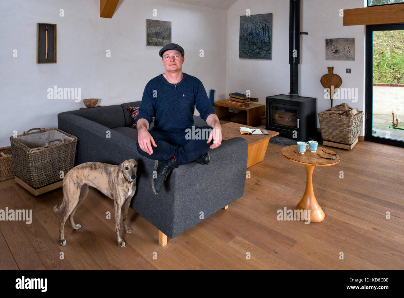 Furniture maker James Verner at his home in Dorset Stock Photo - Alamy