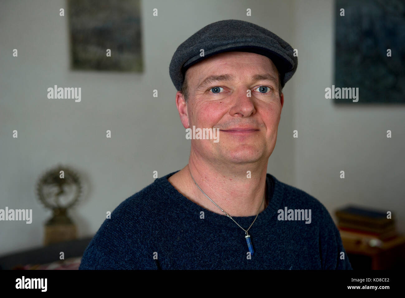 Furniture maker James Verner at his home in Dorset Stock Photo - Alamy